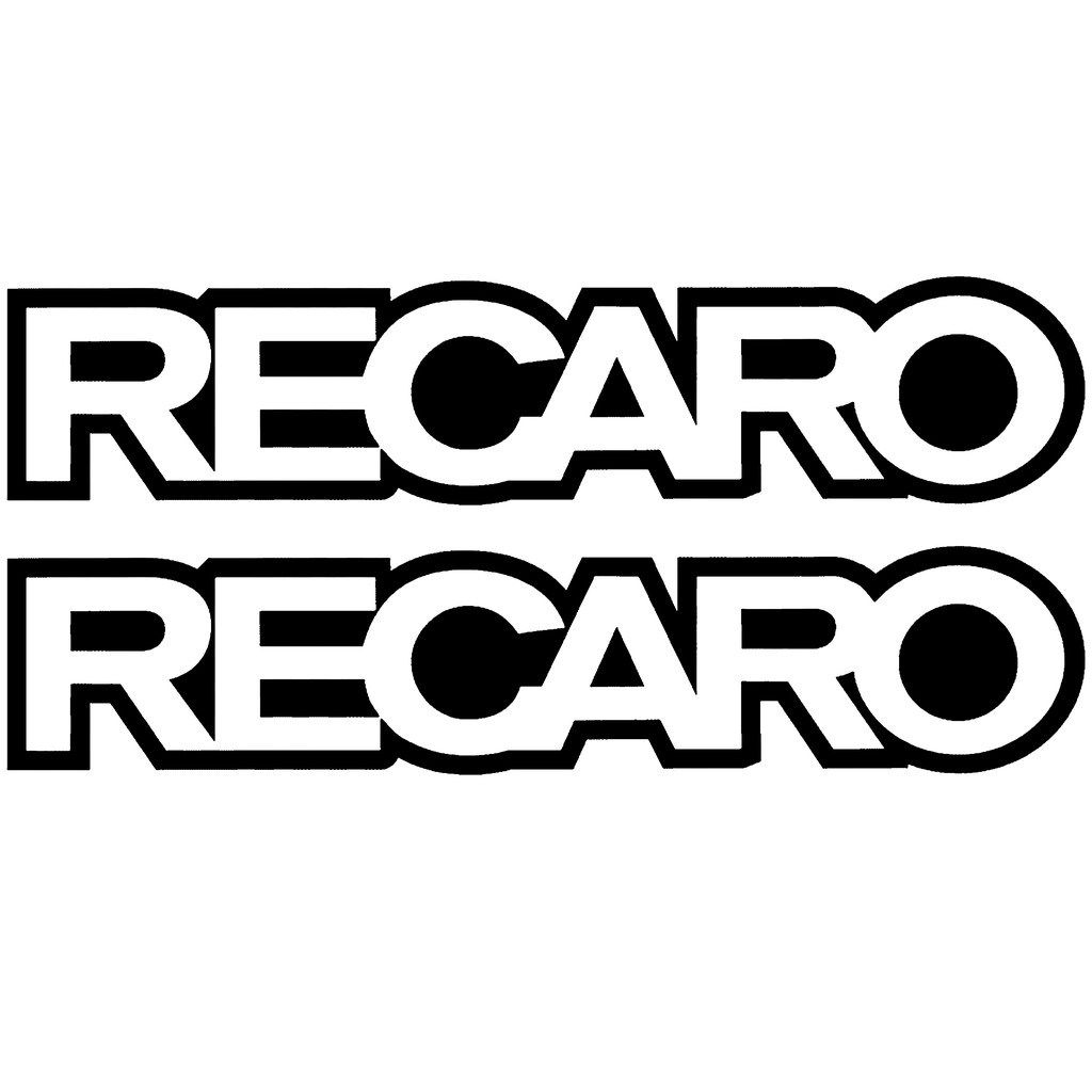 [2 PIECES] recaro car stiker decal oracal Cutting Sticker Cat Sticker ...