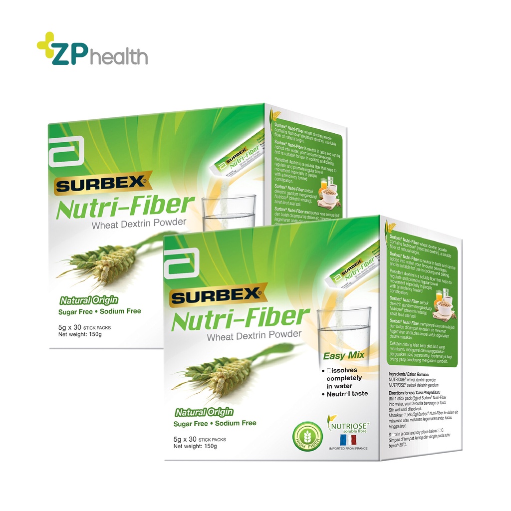 Surbex Nutri-Fiber 5g x 30's x2 | Shopee Malaysia