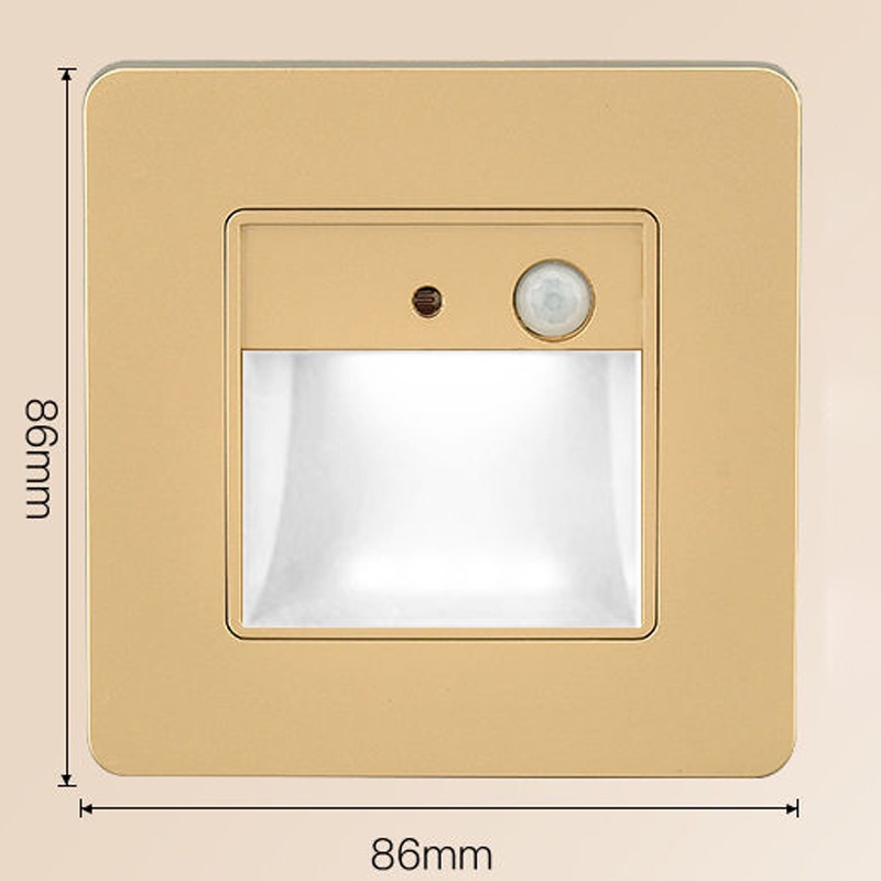 Staircase light sensor Smart Embedded Foot Light Type 86 Human Body ...