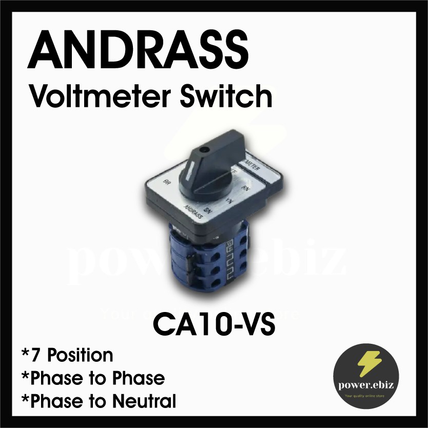 ANDRASS CA10-VS 7 POSITION ROTARY SWITCH | Shopee Malaysia