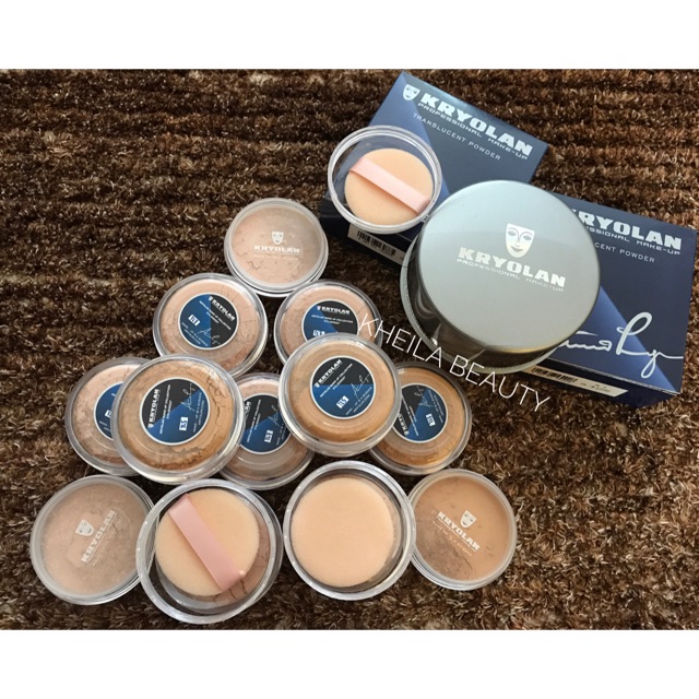 💯% Authentic Kryolan Translucent Powder | Shopee Malaysia