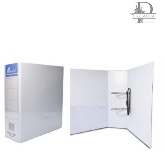 EMI File 80mm PVC White 2D Ring File / Fail Putih 80mm | Shopee Malaysia