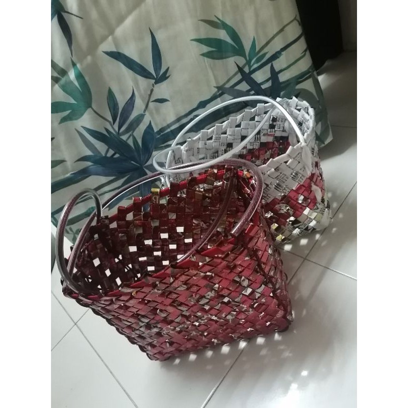 Eco Bag (DIY Recycle Bag/Basket) | Shopee Malaysia