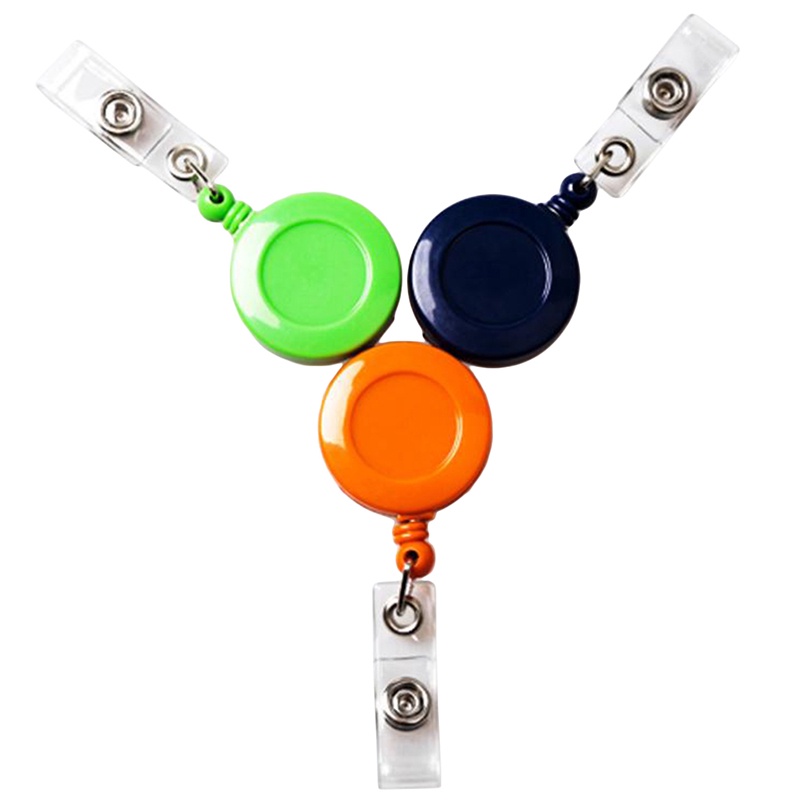 Retractable Pass ID Card Badge Holder Reel Pull Key Name Tag Card ...