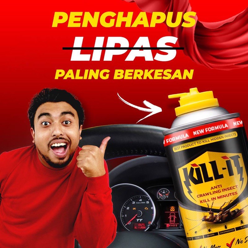 🔥[ReadyStock] SPRAY LIPAS PADU KILLIT🔥 | Shopee Malaysia