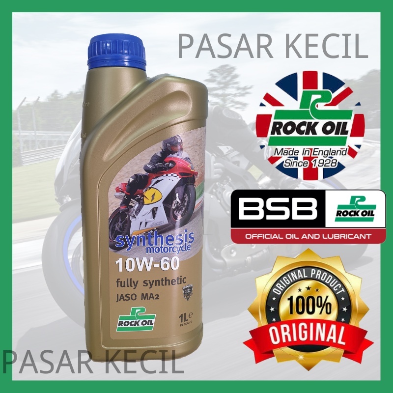ROCK OIL synthesis 10w60 -fully synthetic oil ester | Shopee Malaysia