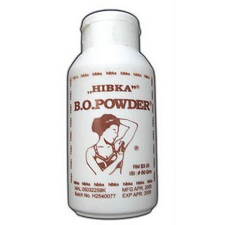 (MURAH) HIBKA DEODORANT BOTTLE POWDER 80G MENGHARUMKAN BAU BADAN ...