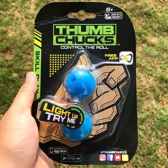 Thumb Chucks Control The Roll Fidget Toy (Blue) | Shopee Malaysia