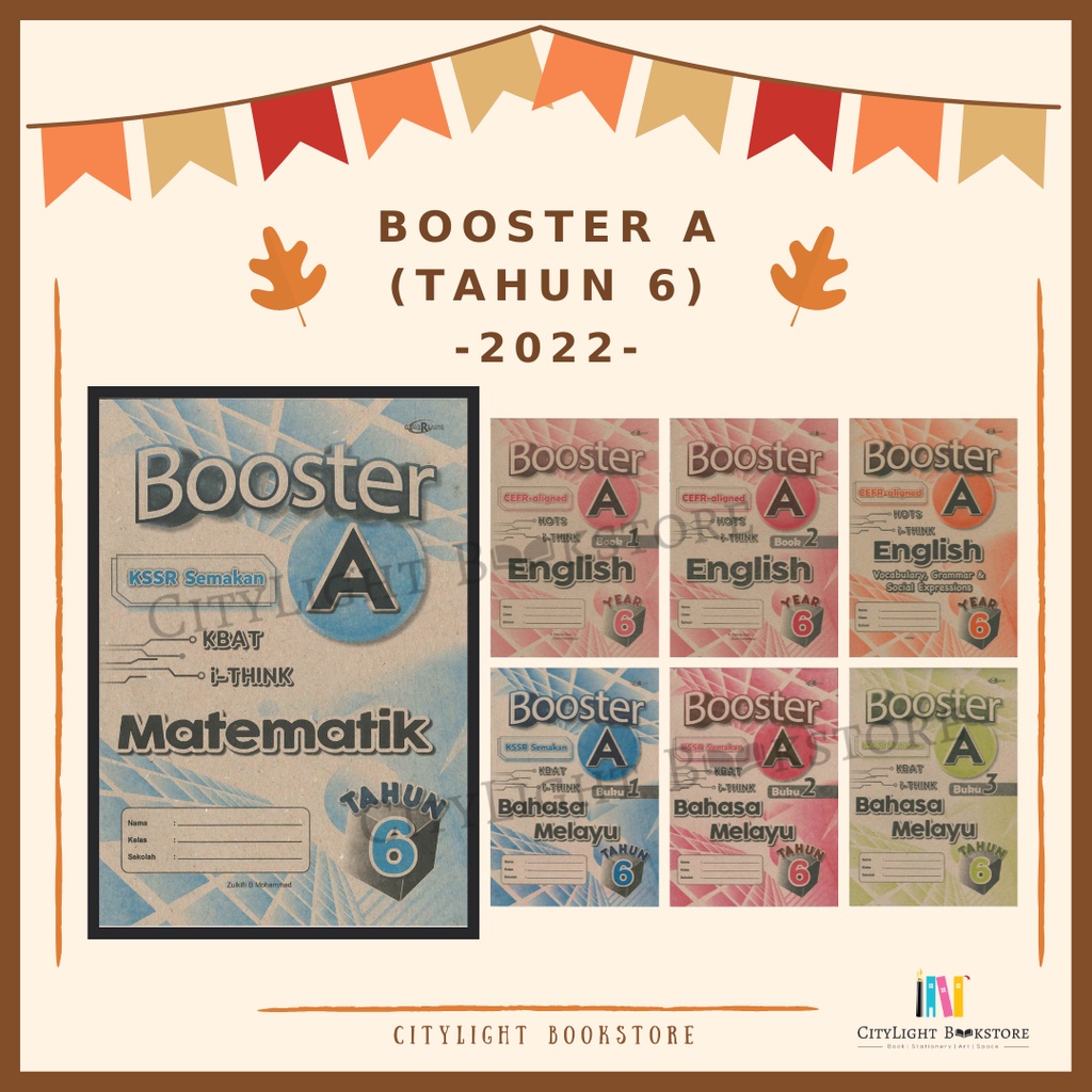 [CITYLIGHT] Buku Latihan: Booster A Tahun 6 KSSR Semakan (2022 ...