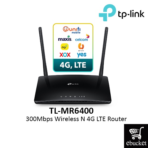 [EOL]TP-LINK TL-MR6400 300Mbps Wireless N 4G LTE Router | Shopee Malaysia