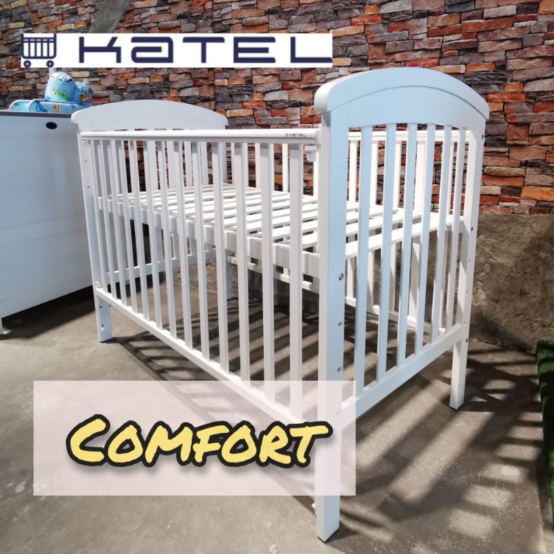 {NEW STOK} Baby Cot/ katil bayi Katel Comfort solid meranti wood [Made ...