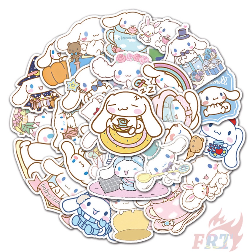 50Pcs/Set Cinnamoroll Series 03 Stickers Sanrio Character DIY Fashion ...