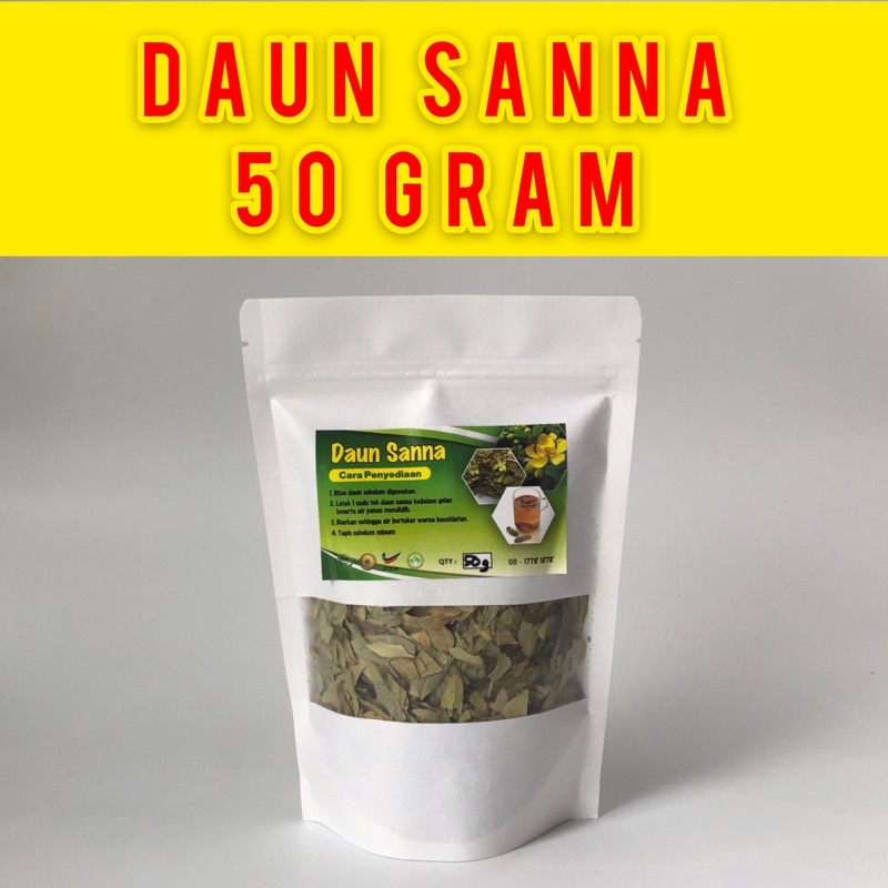 Daun Sanna 50 Gram - Daun Bersih dan Terpilih - Teh Sanna, Daun Senna ...