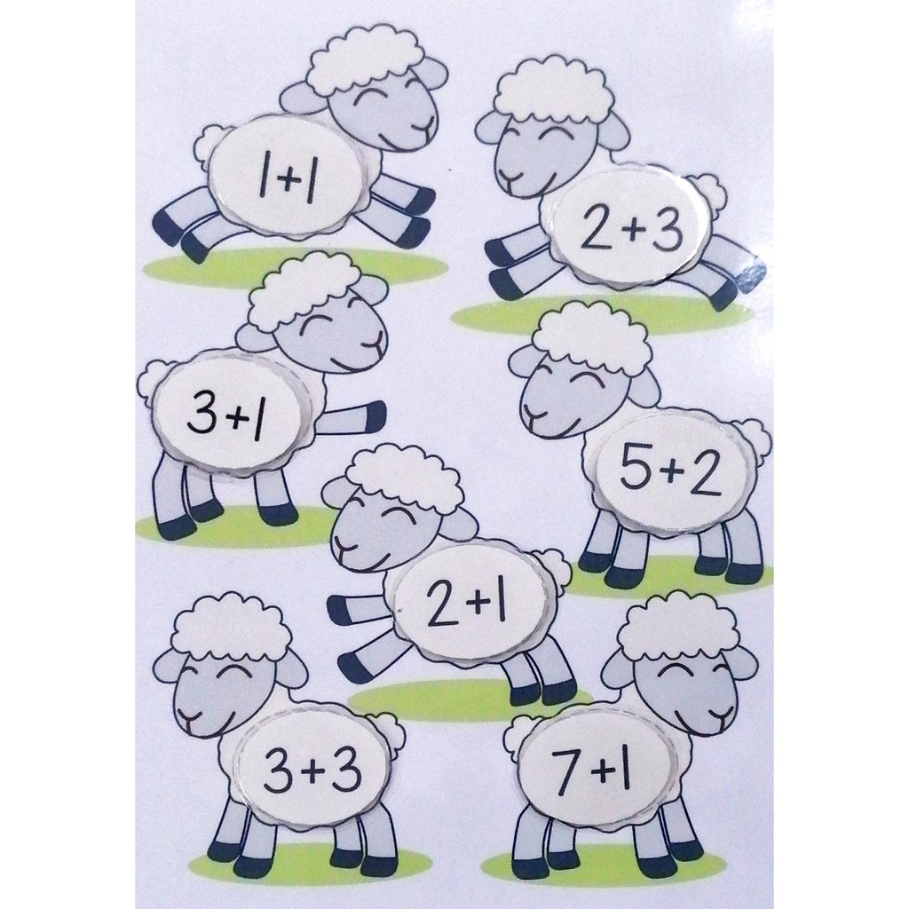 Counting Recognition - Sheep Number Counting Montessori Early Learning ...