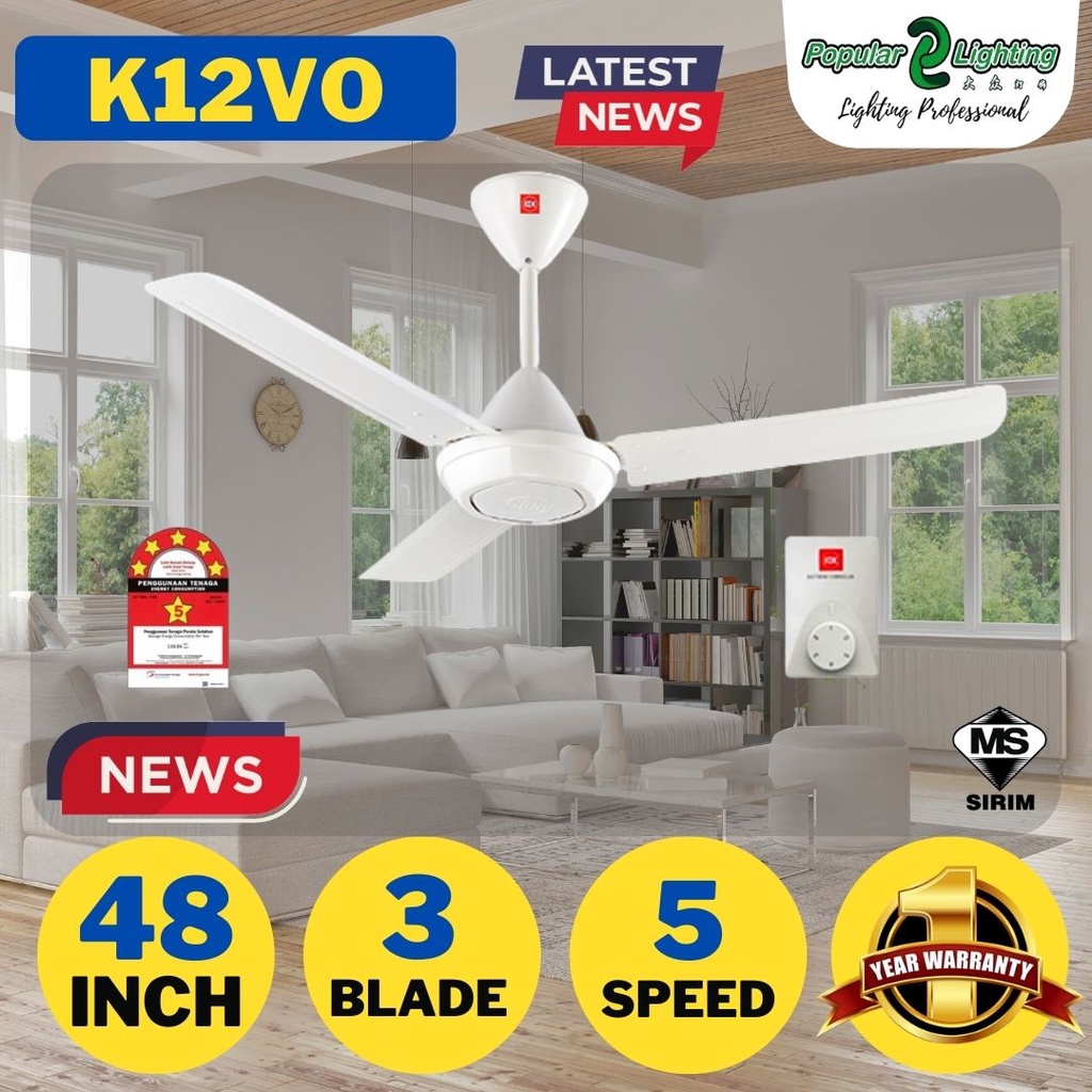 KDK K15VO / K12VO /F-M15AO Deka DR9 DR10 5 Speed Regulator Ceiling Fan ...