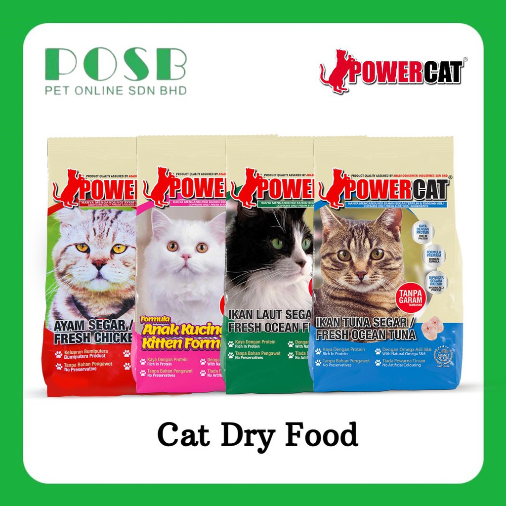 POWERCAT Cat Food 6.5kg / Power Cat (Bumiputera Product) / Makanan ...