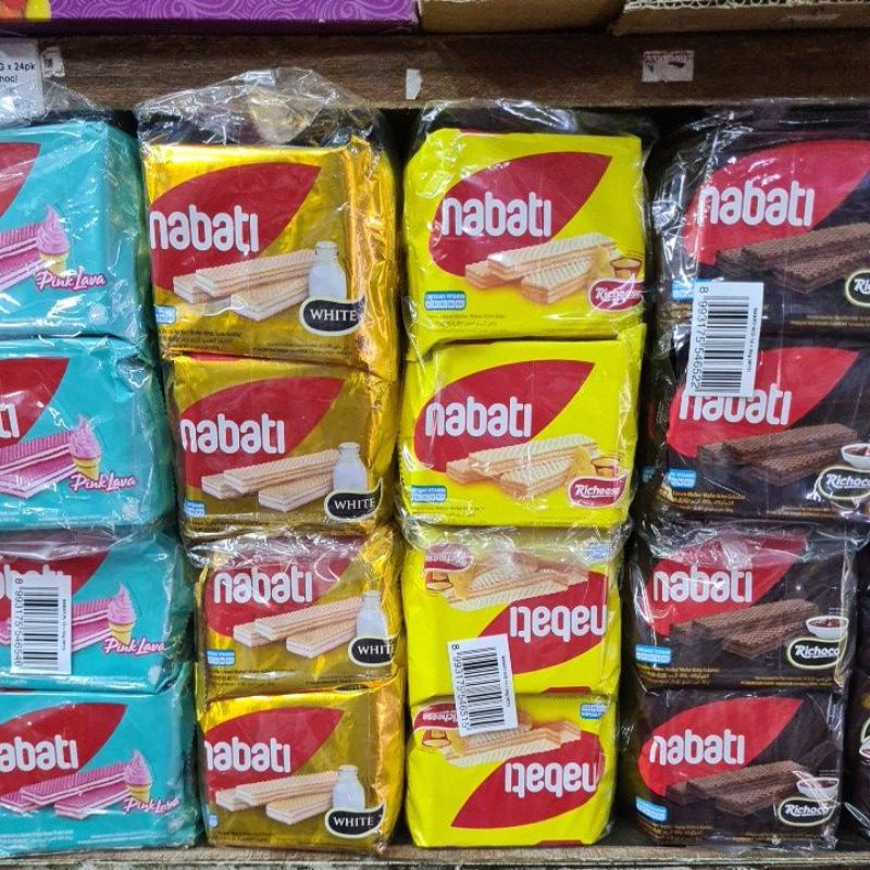 39g x10pkt (Boleh Mix) Nabati Wafer Richoco Richeese Chocolate Cheese White Milk Pink Lava Sirap ...