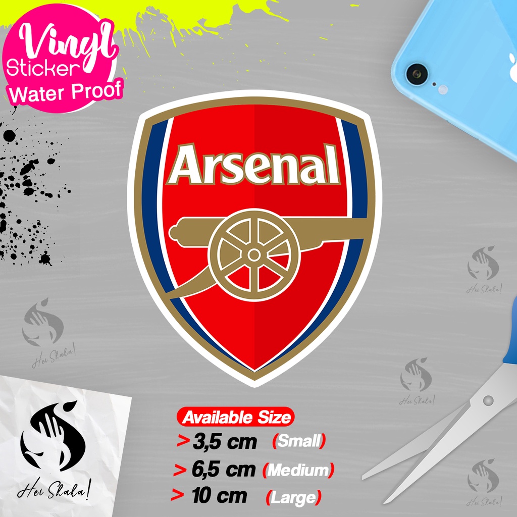 Arsenal FC English League Football Club Stickers Waterproof Vinyl ...