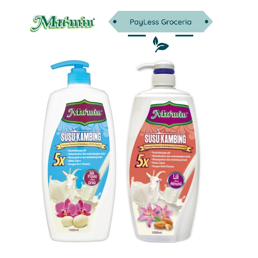 Mu'min Krim Mandian Susu Kambing 1000ml | Shopee Malaysia