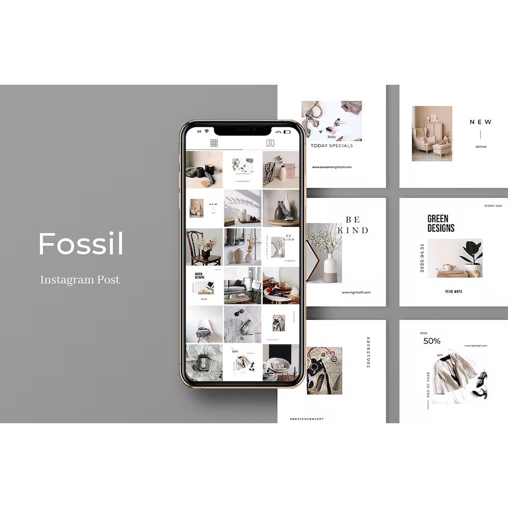 Fossil Instagram Post Template | Shopee Malaysia