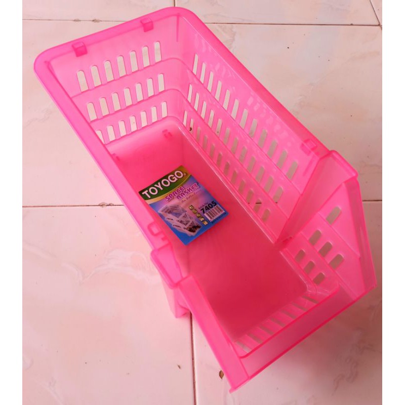 [Saiz S & M] Stackable kitchen rack/ rak plastik bertingkat dapur ...