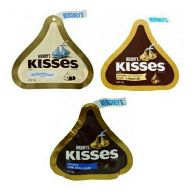 Hershey's Iconic Kisses 146g (32pcs) (Cookies n Cream/Creamy Milk Choc ...