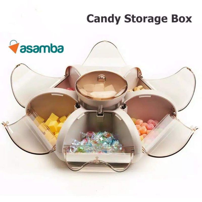 7 Grids Candy Jar Storage Box | Shopee Malaysia