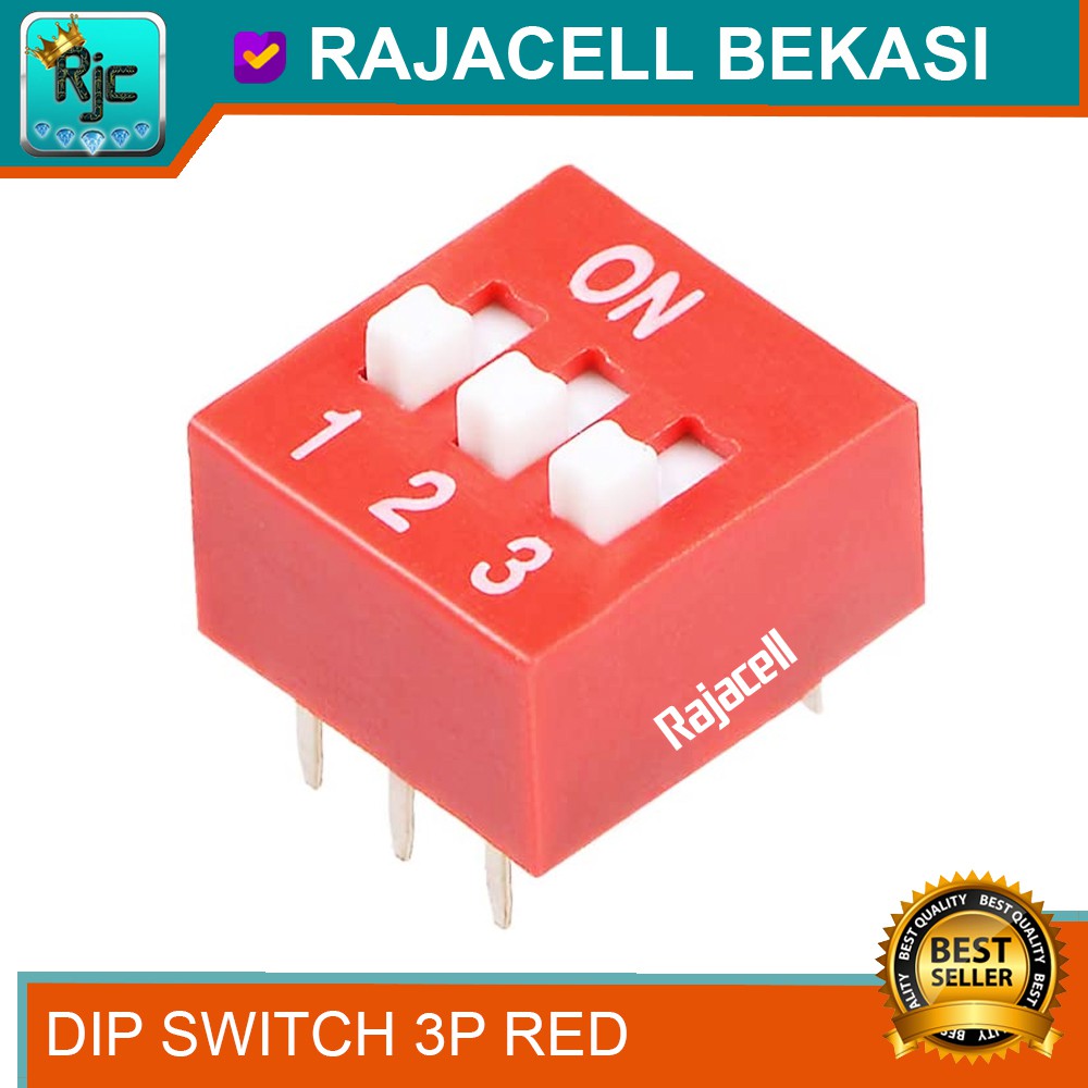 Dip Switch 3P 3channel DIL Flat Dial Switch 2 54mm Pitch | Shopee Malaysia