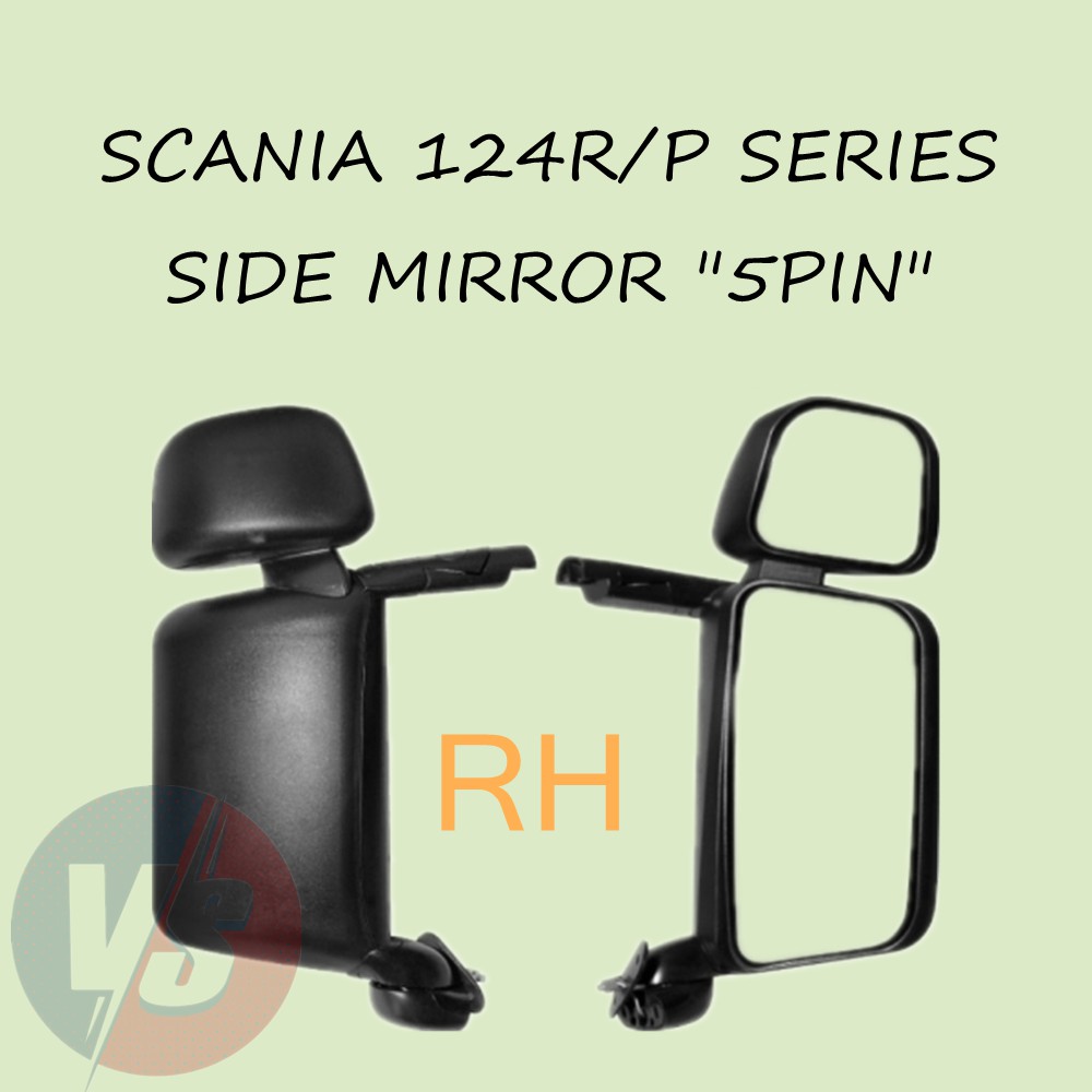SCANIA 124R/P SERIES SIDE MIRROR "5PIN" LH/RH | Shopee Malaysia