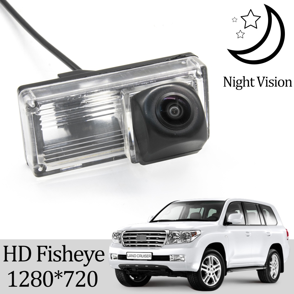 Owtosin HD Fisheye 720P Rear View Camera For Toyota Land Cruiser 200 ...