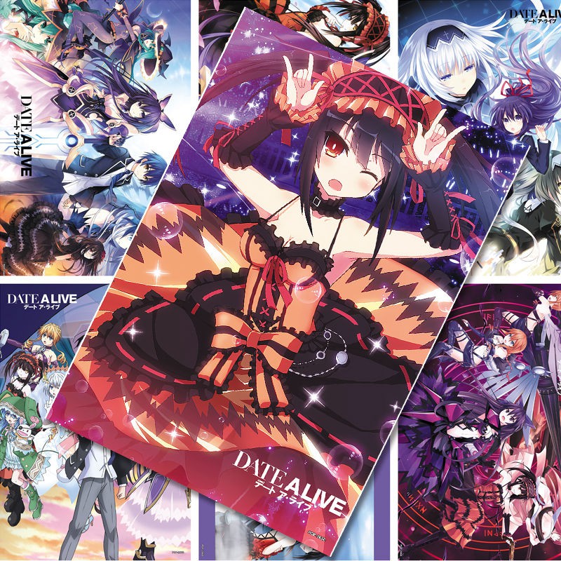 Date A Live Poster Tokisaki Kakusan Anime The same set of peripheral ...