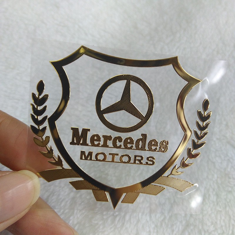 Mercedes Benz AMG Car logo modified car window metal decorative sticker ...