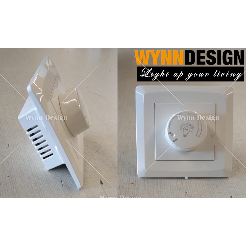 Wynn Design Dimmer Switch 500w Suis Dimmer Suis Lampu Malap (DM-500W ...