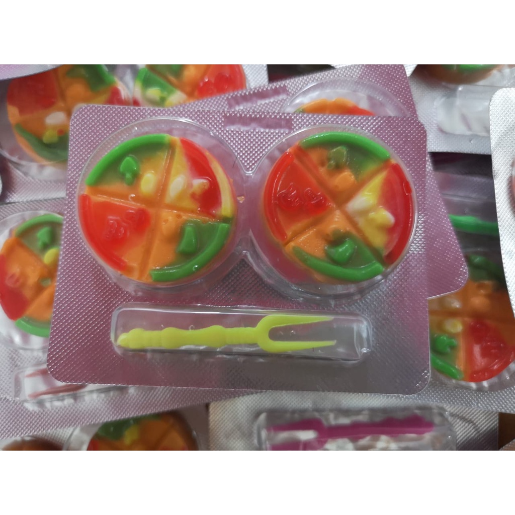 (Halal) Mini Pizza Gummy Candy (5pcs) | Shopee Malaysia