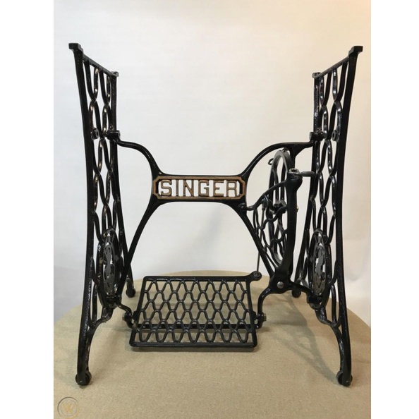 SINGER Sewing Machine Stand Full Cast Iron (Antique Desing) | Shopee ...
