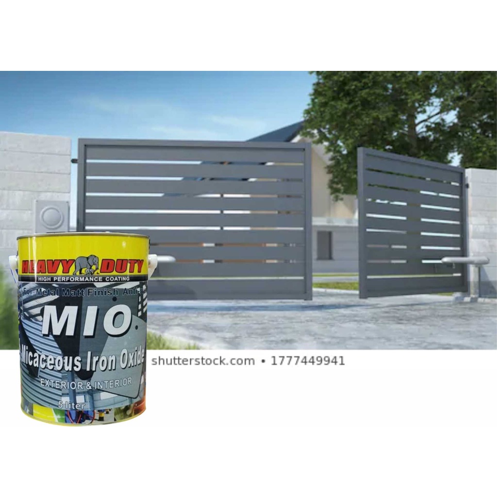 1L ( 1 LITER ) Micaceous Iron Oxide ( MIO ) / Heavy Duty Paint Brand ...