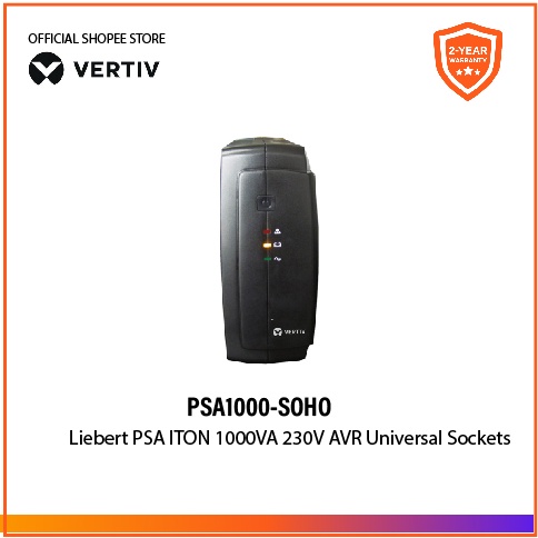 Vertiv™ Liebert® PSA itON SOHO 1000VA/600W, 290V AVR Line interactive ...