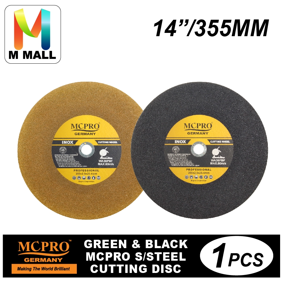 MCPRO 14" / 16" inch Stainless Steel & Metal Cutting Disc | Shopee Malaysia