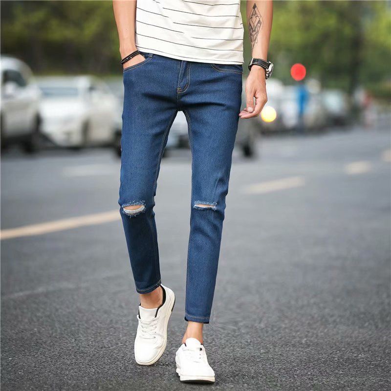 🔥 Denim Jenes Skinny slim fit Koyak long Pant🔥 super stretchable Ready ...