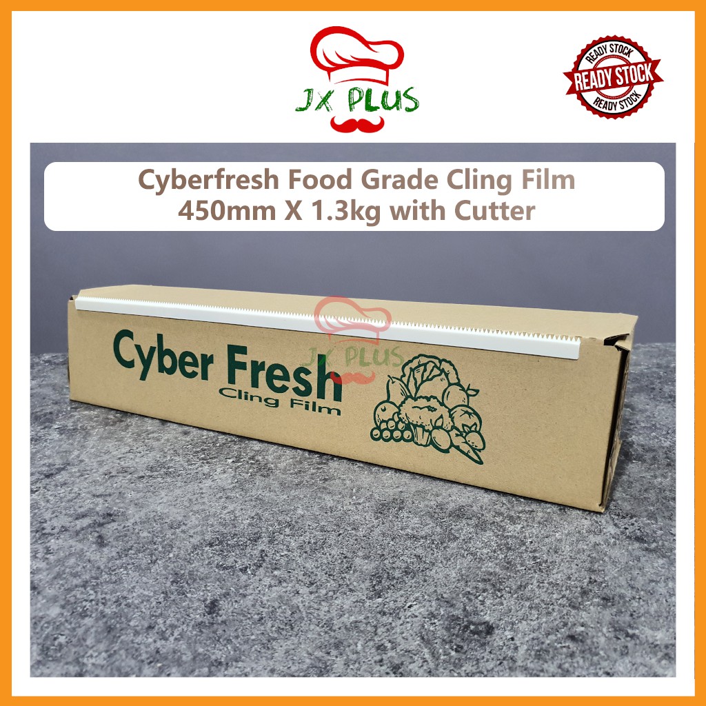 Cyber Fresh Cling Film Plastic Wrap Food Wrap Catering Film With Cutter ...