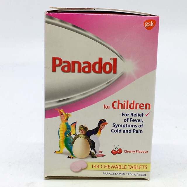 PANADOL for children 144 chewable tablets | Shopee Malaysia