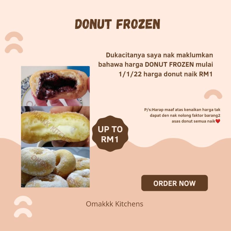 Kuih Frozen -💥DONUT homemade💥 | Shopee Malaysia