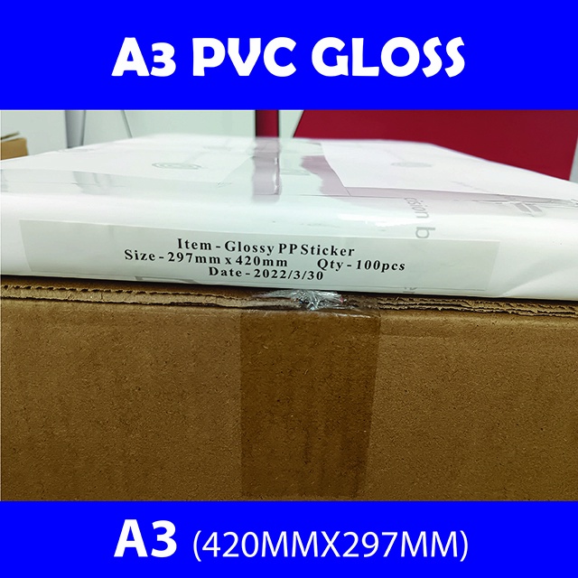 PP Sticker -- A3 420mmX297mm | Shopee Malaysia