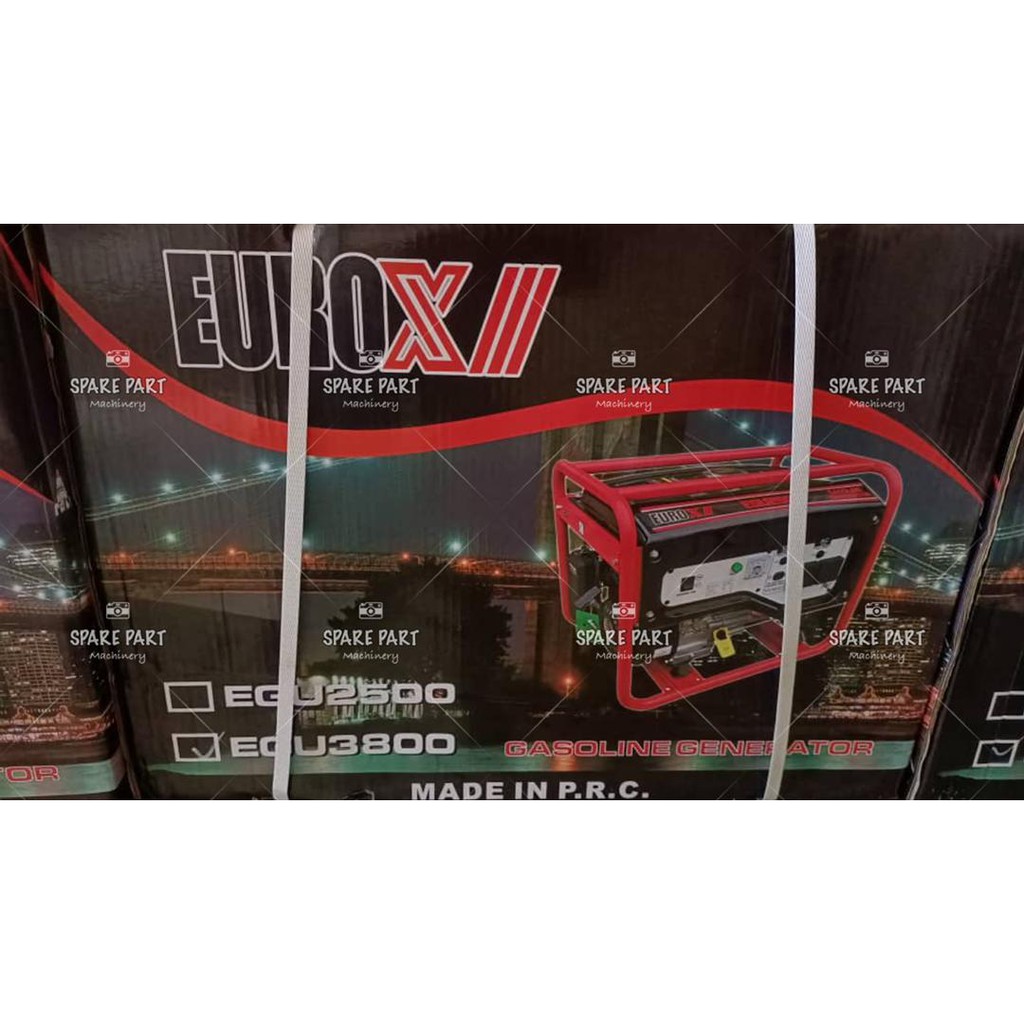 (FREE 1L ENGINE OIL)EUROX/Europower 2KW EGU2500 Gasoline Generator / 3KW EGU3800 GASOLINE ...
