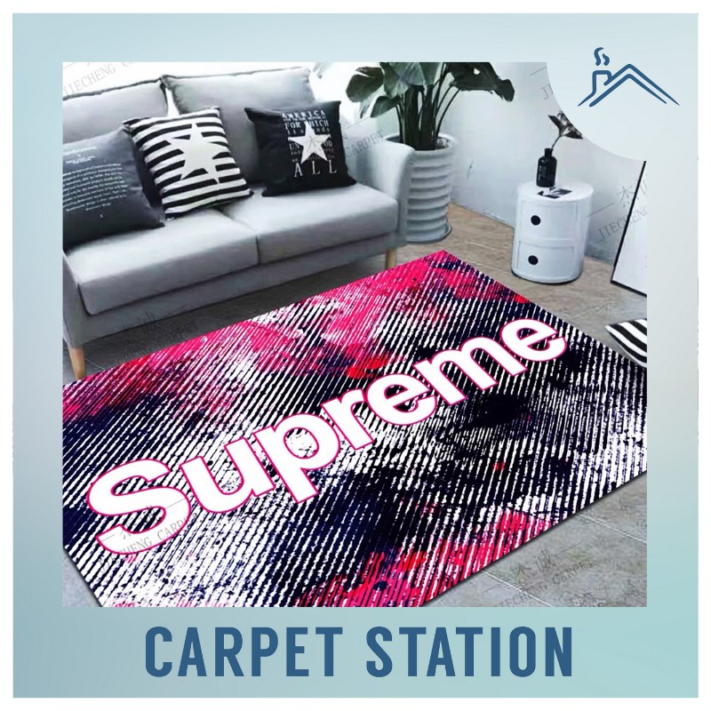 Famous Lukisan Artist Supreme Design Classic Streetwear Logo Carpet ...