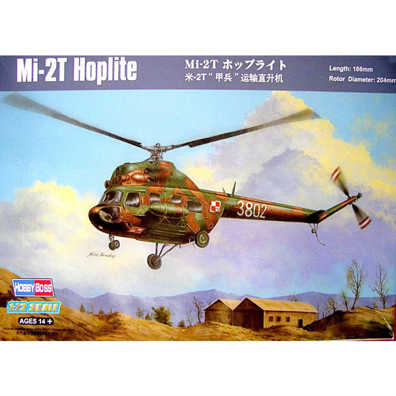 Mi-2T Hoplite Helicopter 1/72 Hobby boss | Shopee Malaysia