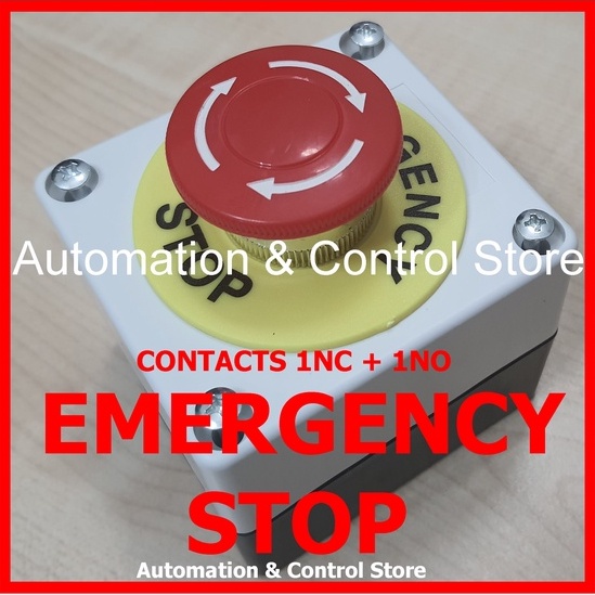 LAY37 EMERGENCY PUSH STOP BUTTON 22mm|E-STOP SWITCH BOX|EMERGENCY STOP PUSH BUTTON|EMERGENCY ...