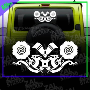 * CAR STICKER PANTANG SIMPAI TRIBAL IBAN TATTOO BORNEO MYVI AXIA ALZA ...