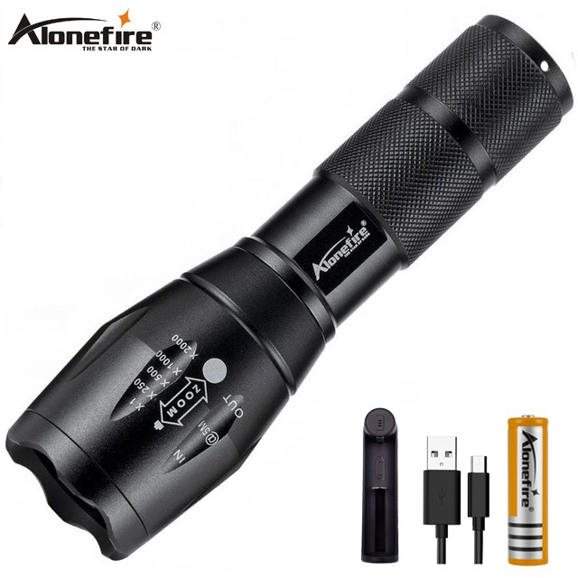 Alonefire G700 Flashlight XML T6 L2 led Aluminum alloy Waterproof Zoom Torch For Camping AAA ...