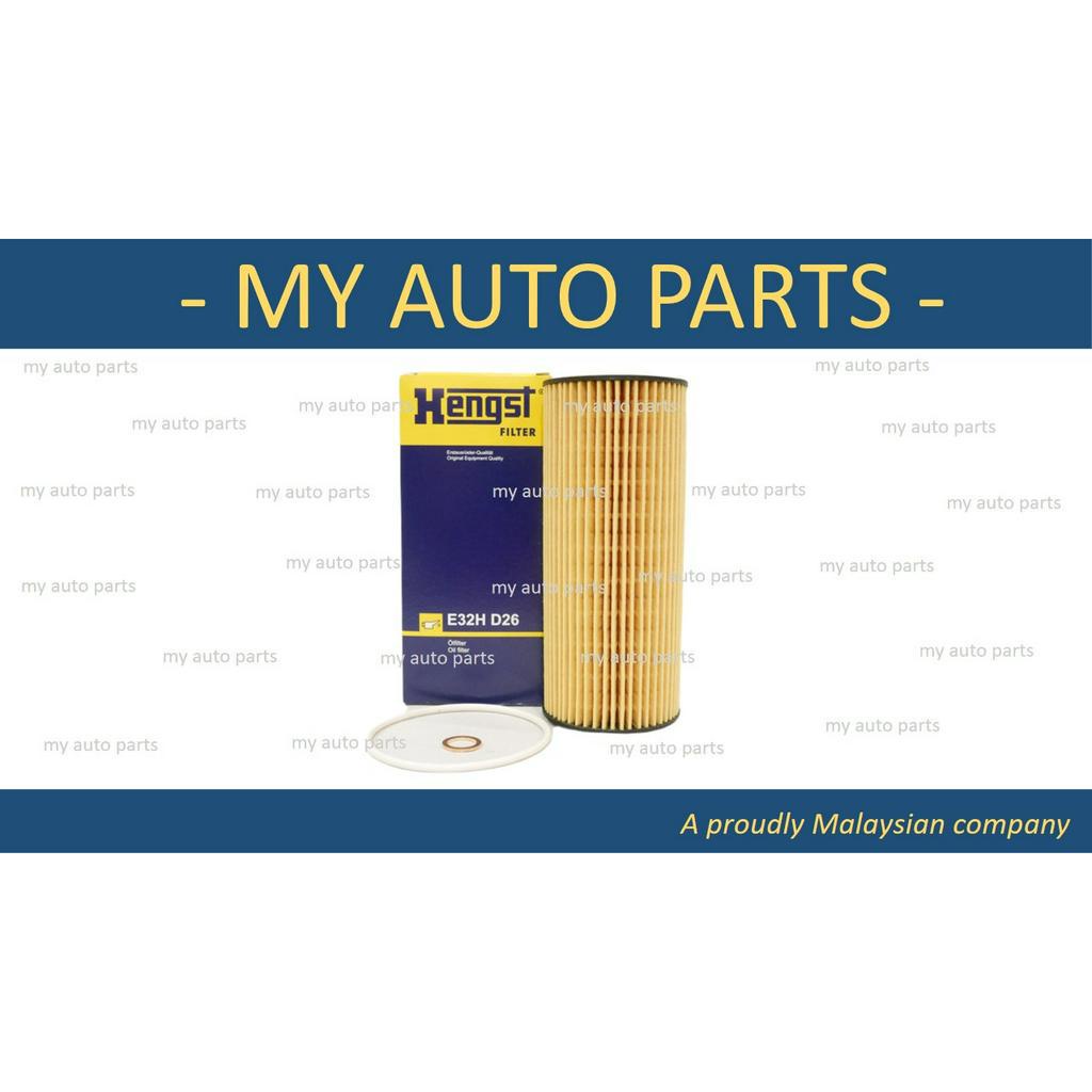 (E32H D26) HENGST OIL FILTER BMW E46/E90 (320D-520D) OIL FILTER (11 427 ...